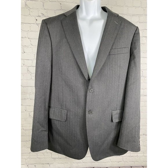 Don Gilbert | Suits & Blazers | Don Gilbert Dark Gray Herringbone ...